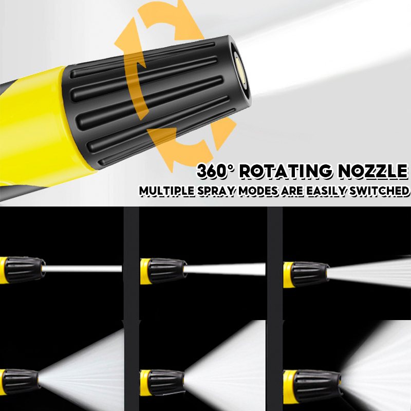 Water Jet Gun High Pressure Sprinkler Nozzle Metal Spray Gun Hose Pipe ...