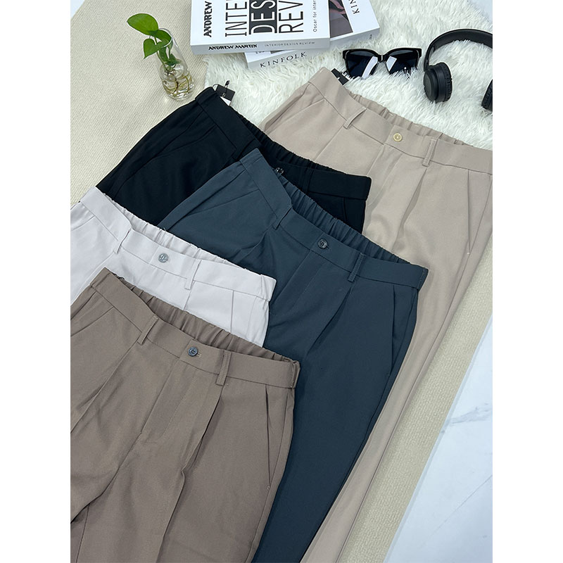 Edenstudio COD Korean Casual Slim Fit Straight Cut Khaki Formal Office ...