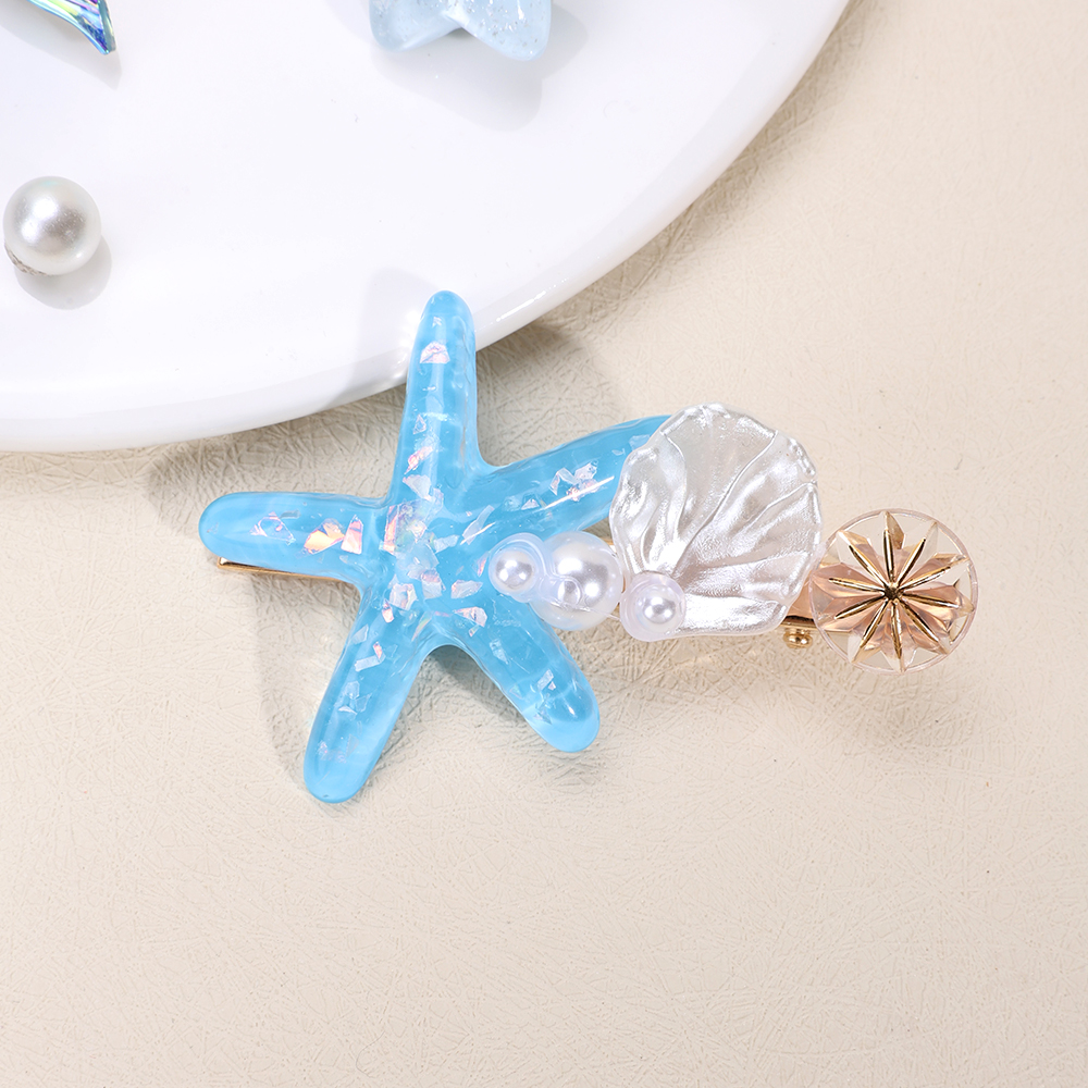 Princess Frozen Barrette Ocean Mermaid Hairpin Hearwear Side Hair and ...