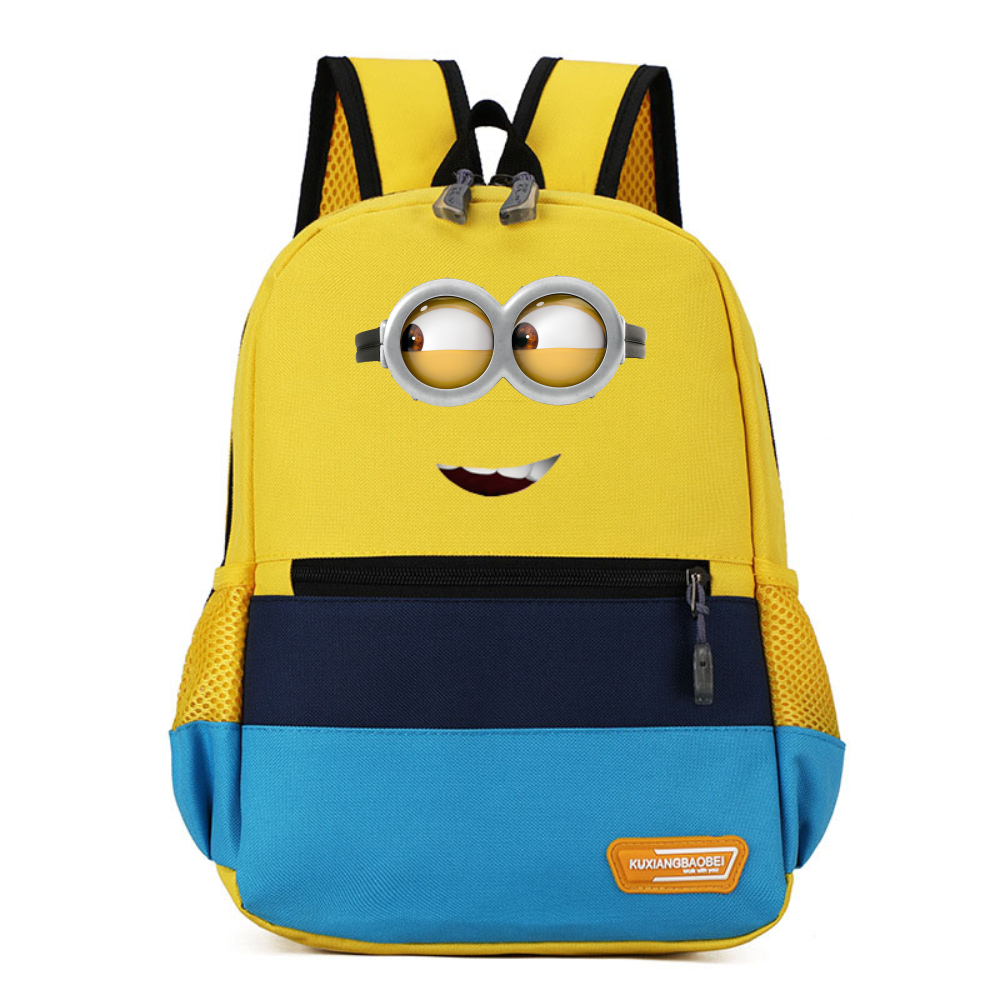 Children's Backpack Cartoon Minion Kids Backpack Kindergarten Primary ...