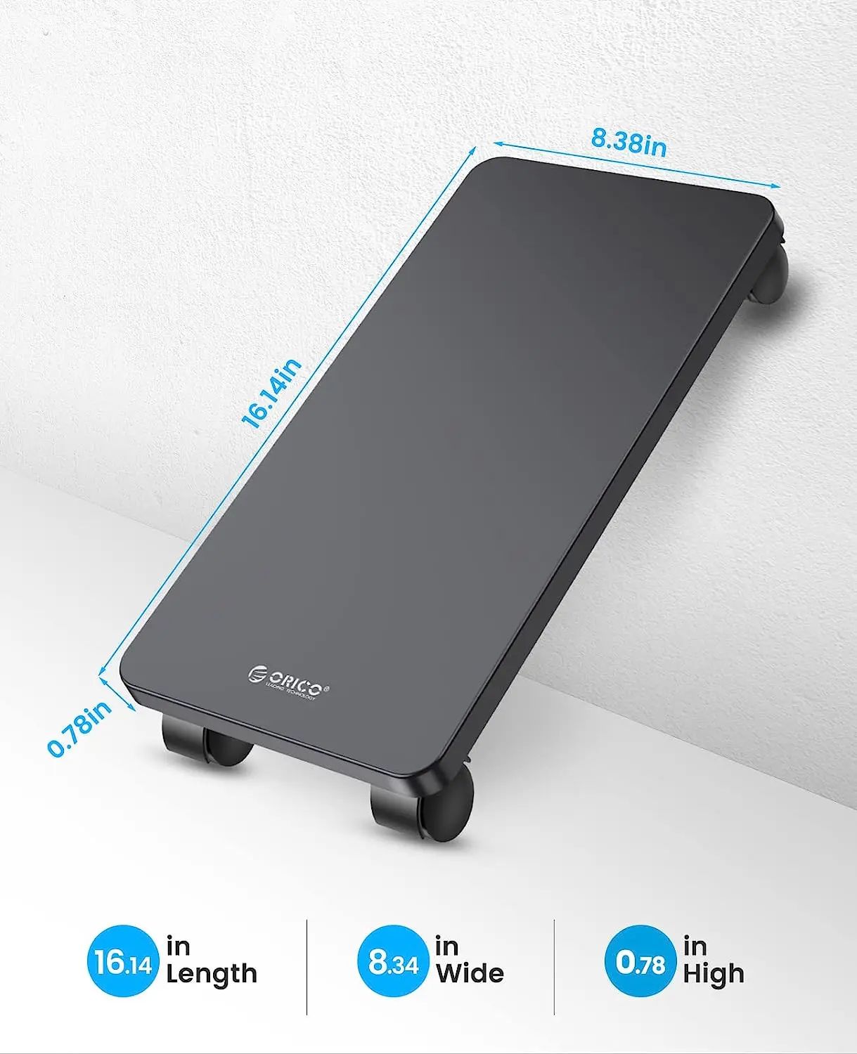 ORICO Computer Towers Stand Cart PC Cases Mobile Adjustable Computer ...