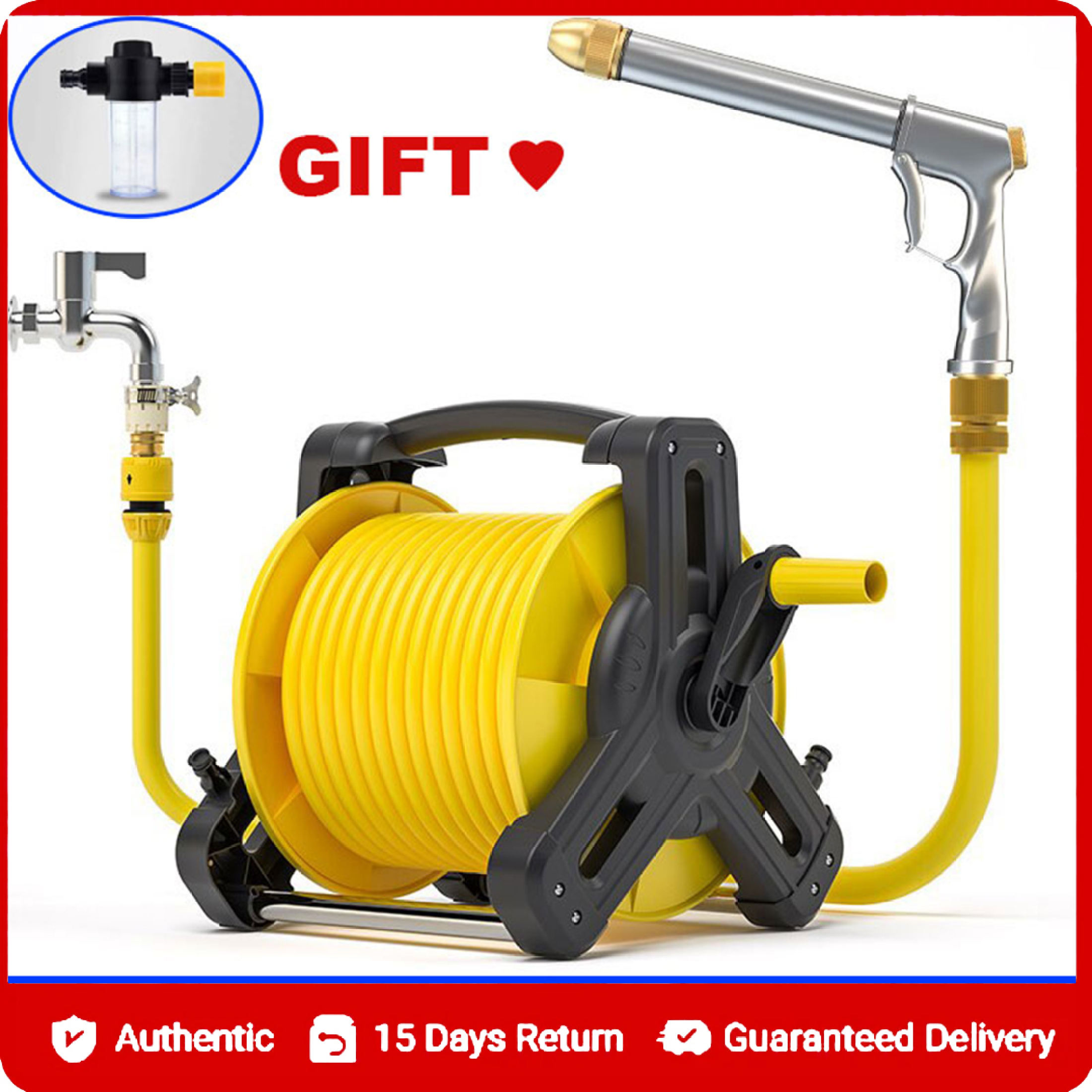 Car Wash Pipe Hose Cleaner High Pressure Jet Spray Nozzle Head Shampoo ...