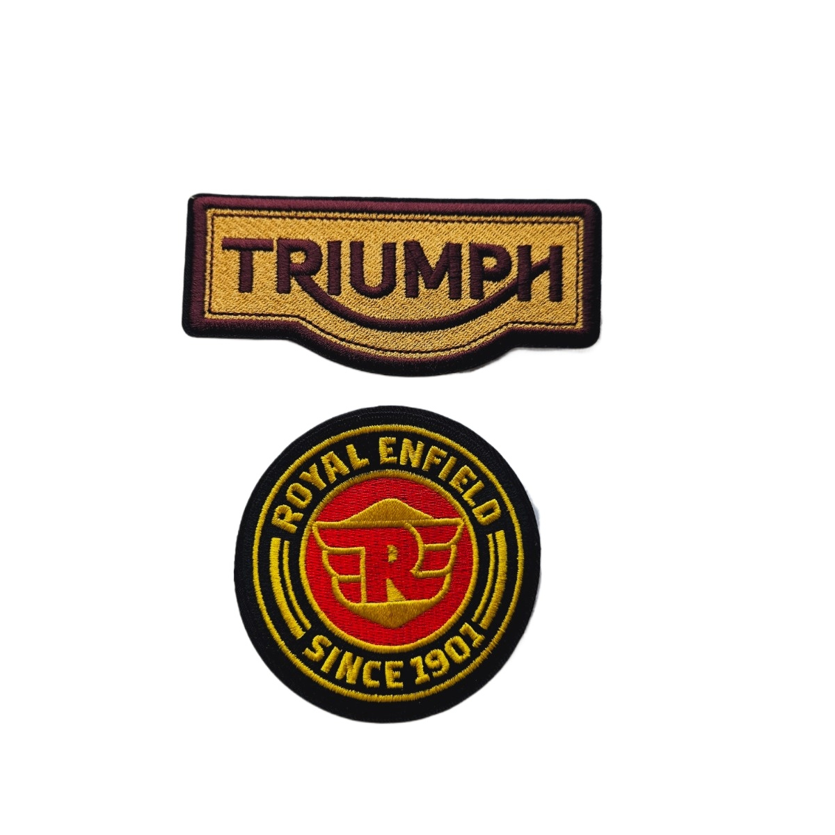 Customized Brand Logo Triumph Motorcycles Royal Enfield Embroidery ...