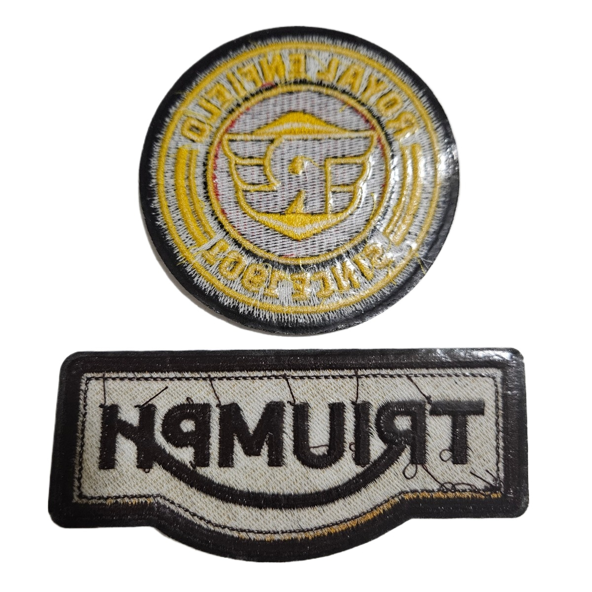 Customized Brand Logo Triumph Motorcycles Royal Enfield Embroidery ...
