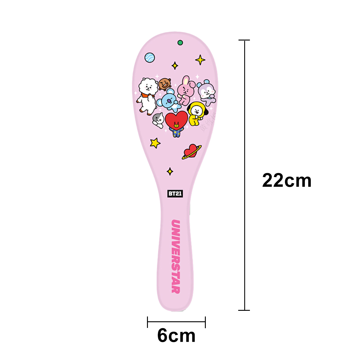 Miniso x BT21 Collection Cute Hair Comb Comb Hair Brush Easy to Remove ...