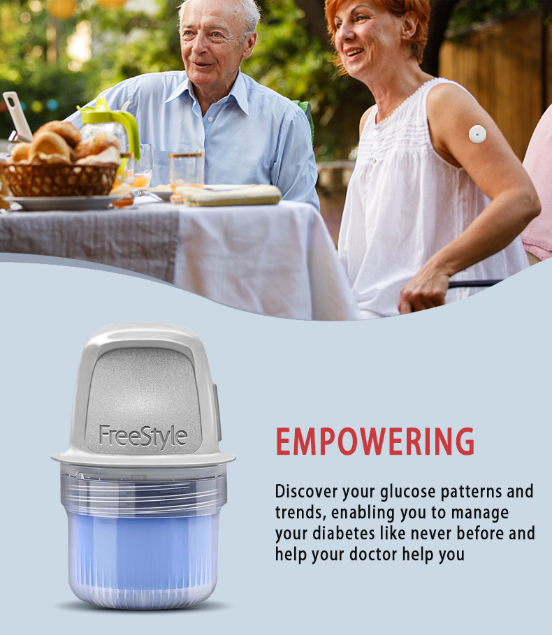 （Exp:2026-1）Freestyle Libre 24-hour real-time monitoring blood glucose ...