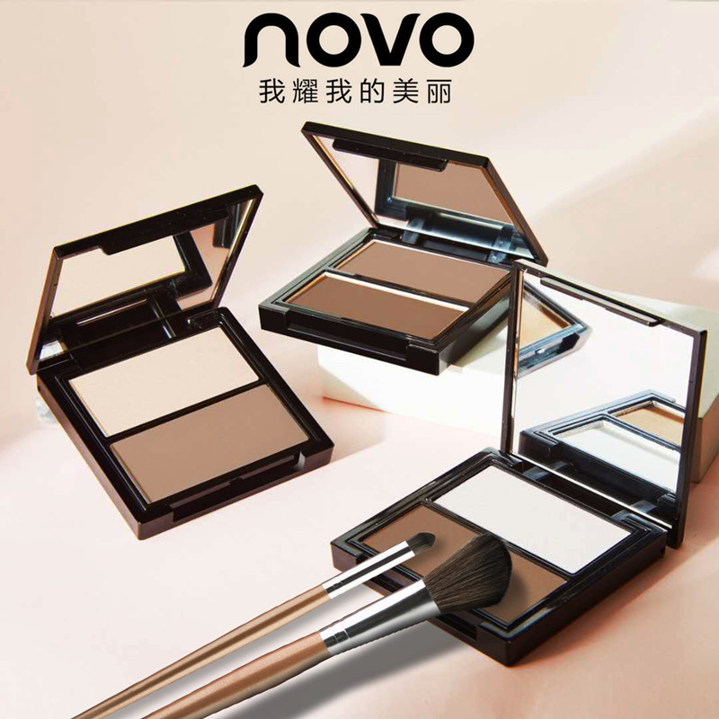 NOVO Two-color Repair Palette Stereo Highlighter Nose Shadow Contouring ...