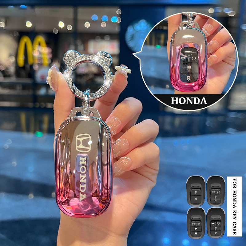 Honda 2/3/4 Buttons Car Remote Key Case For Honda CRV/HRV/Civic/City ...