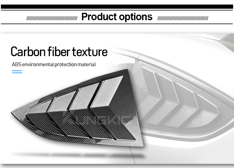 For Suabru BRZ Toyota GR86 2021-2024 Matte Black Car Rear Louver Window ...