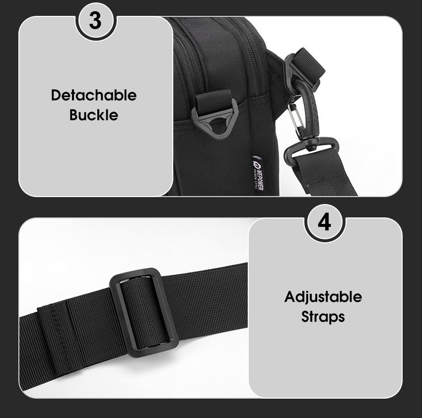 Menspe Men’s Bags Chest Bag Fashion Shoulder Bag Handheld Bag Cross ...