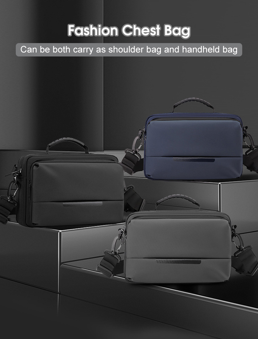 Menspe Men’s Bags Chest Bag Fashion Shoulder Bag Handheld Bag Cross ...