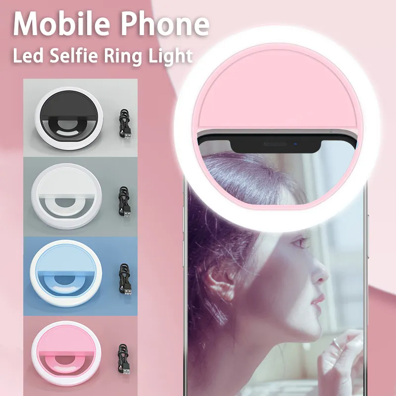 USB charging selfie fill light, mobile phone lens, LED selfie light ...