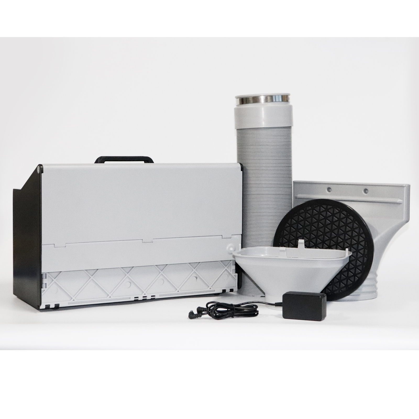 Airbrush Spray Booth with 2 Fans 4 Led Light Model Painting Box Exhaust ...