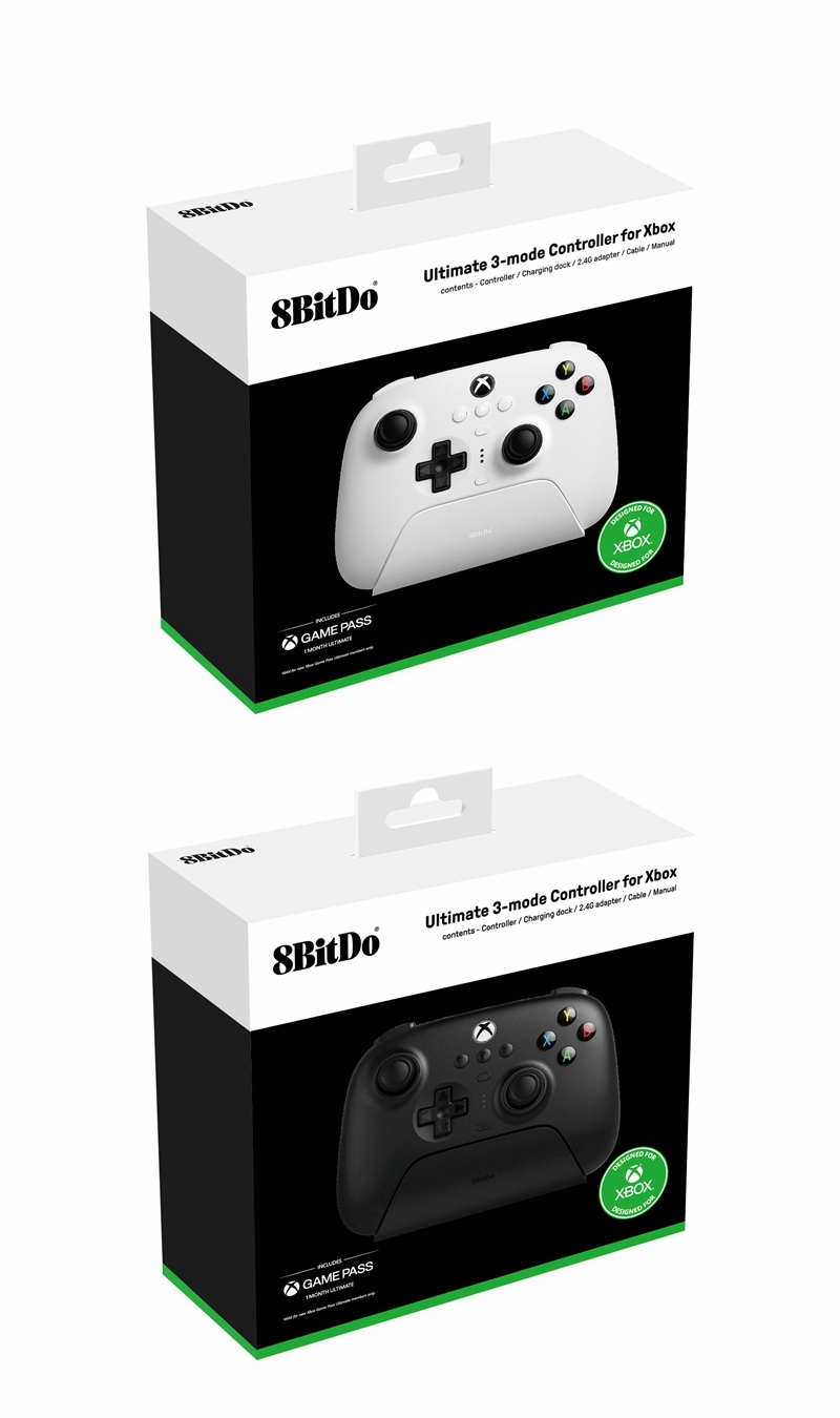 8BitDo Ultimate 3-mode Controller for Xbox Hall Effect Joysticks 2.4G ...