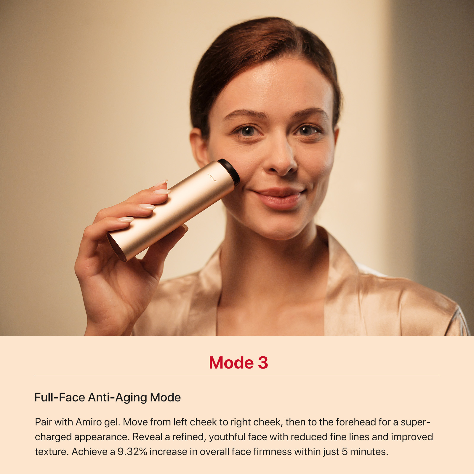 AMIRO R3 Turbo Facial RF Skin Tightening Device Microcurrent Treatment ...