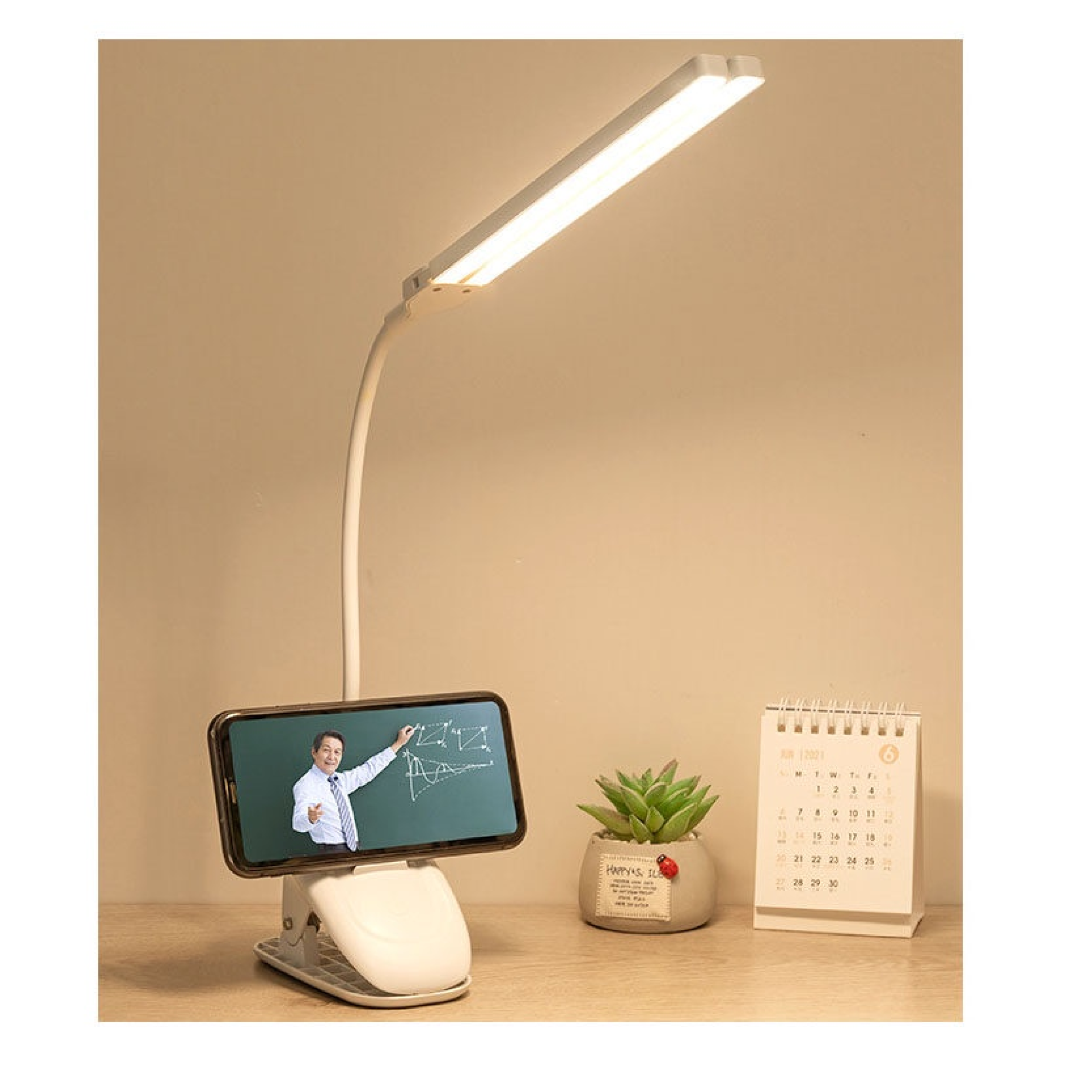 Adjustable Study Table Lamp Learning LED Desk Lamp USB Charging Light ...