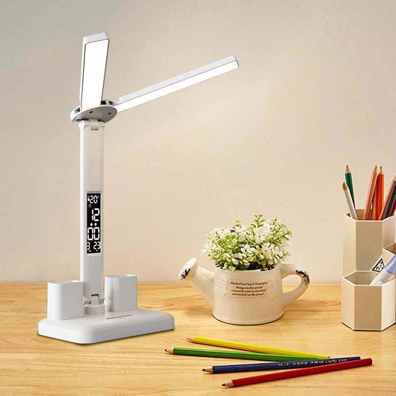 Adjustable Study Table Lamp Learning LED Desk Lamp USB Charging Light ...