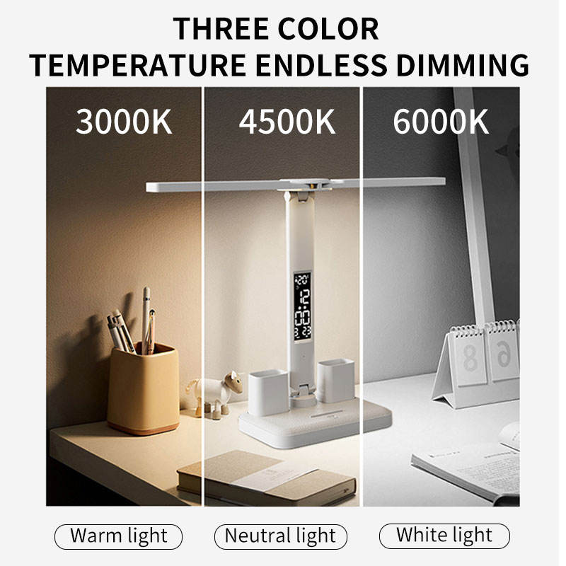 Adjustable Study Table Lamp Learning LED Desk Lamp USB Charging Light ...