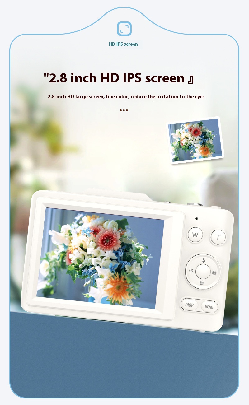 YMX H16 Digital Camera, FHD 4K 48MP Point and Shoot Digital Camera for ...