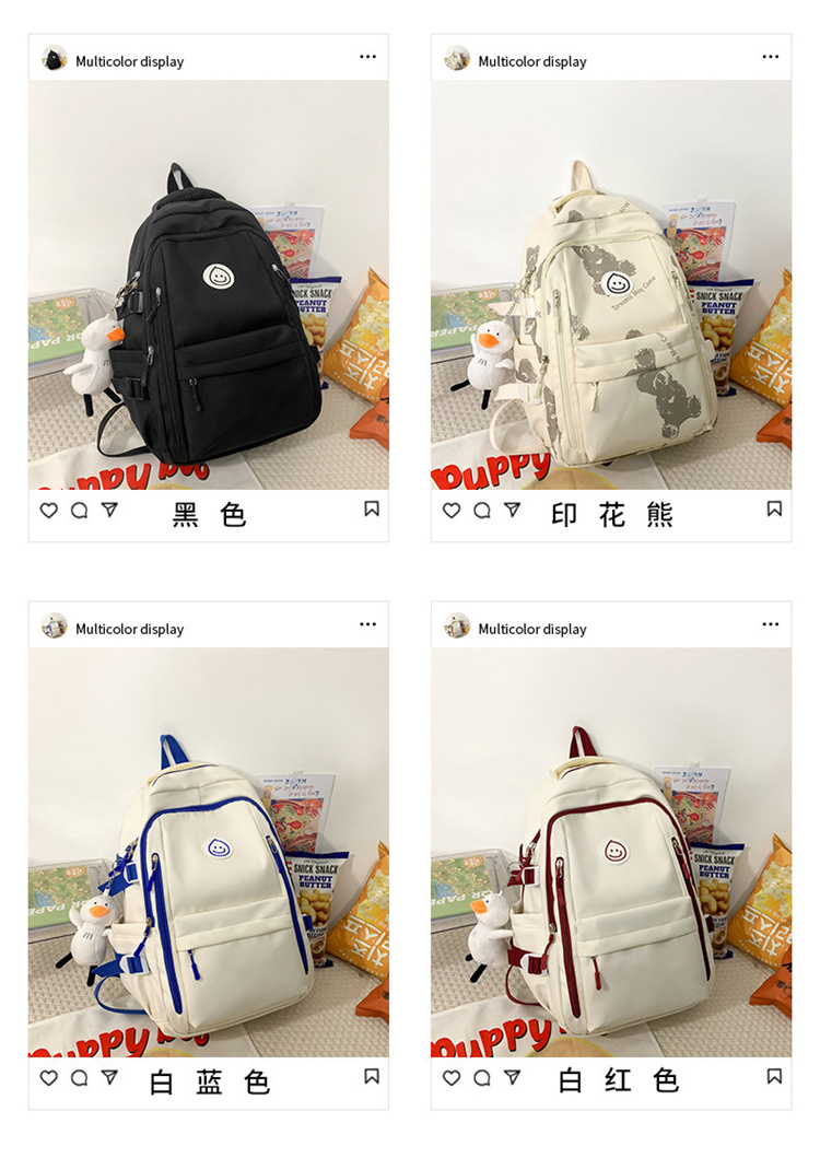 2024ins New Style Backpack College Students Junior High School Students ...