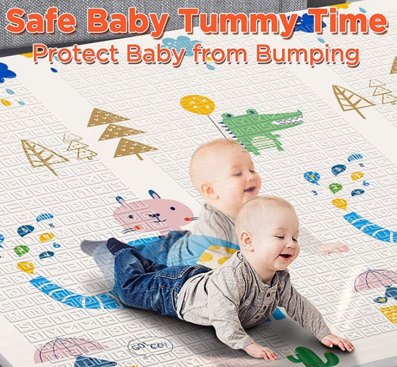 180/200cm Baby Play Mat Crawling Pad Large Foldable Kid Carpet Playmat ...