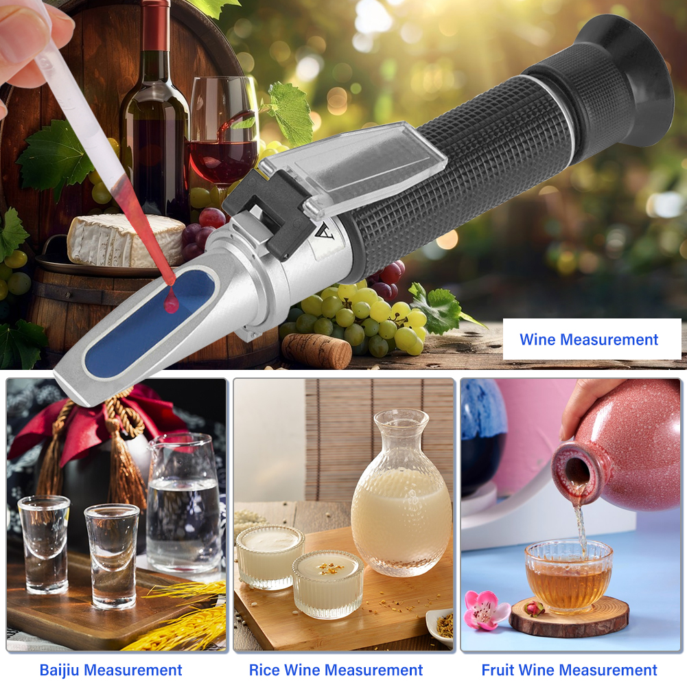 Yago Handheld Refractometer Refractometer Alcohol Concentration Meter ...