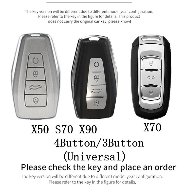 PROTON X50 S70 X90 X70 Suv Crystal plating Zinc alloy key Cover All new ...