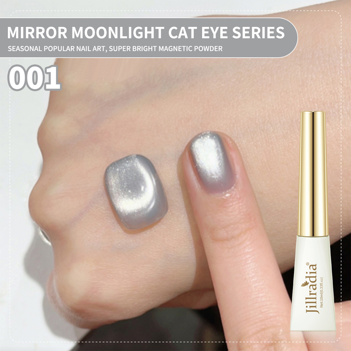 1Pc 10Ml 18colors Mirror Moonlight Cat Eye Magnetic Gel Polish Set with ...