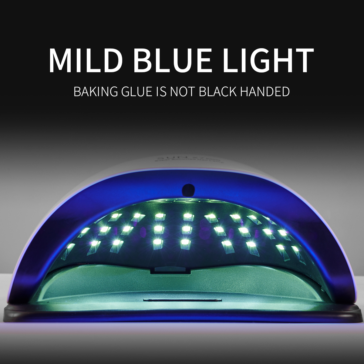 White 66 Lamp Beads Dual Light Source Nail Lamp,High Power UV Nail ...