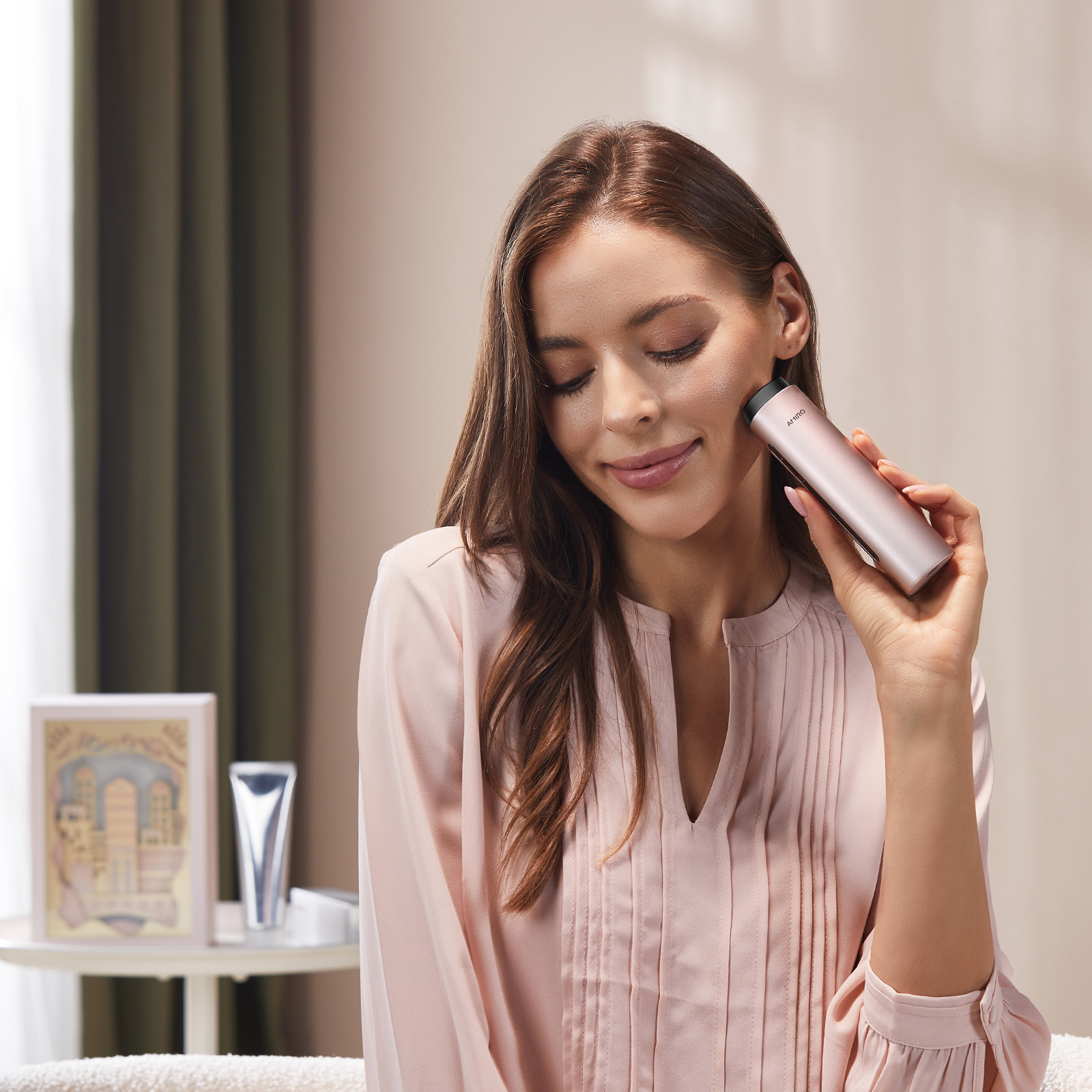 AMIRO R1 PRO Facial RF Skin Tightening Device RT Temperature Control ...