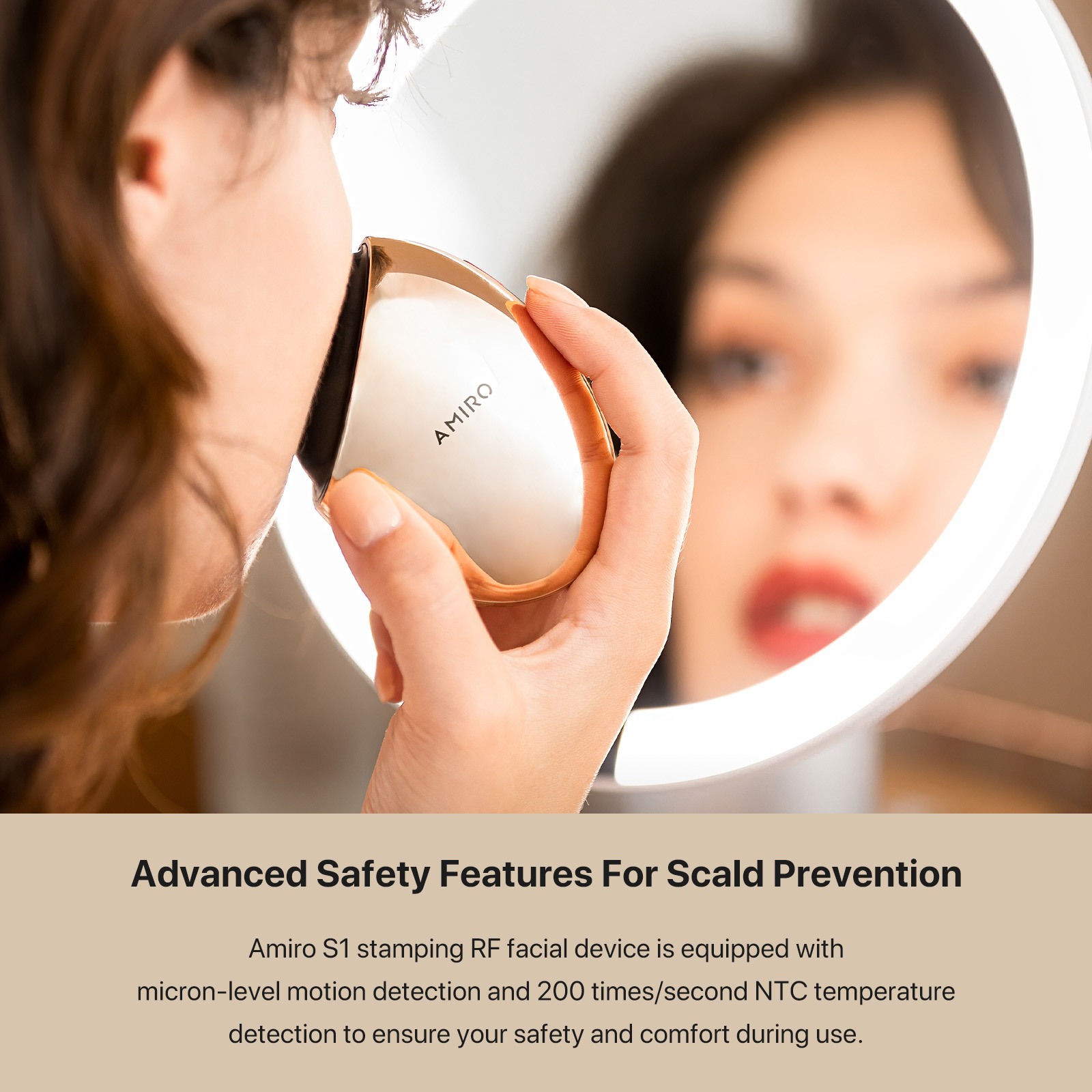 AMIRO S1 Facial RF Skin Tightening Device Gold Standard Edition Limited Edition Firmlove Gift ...