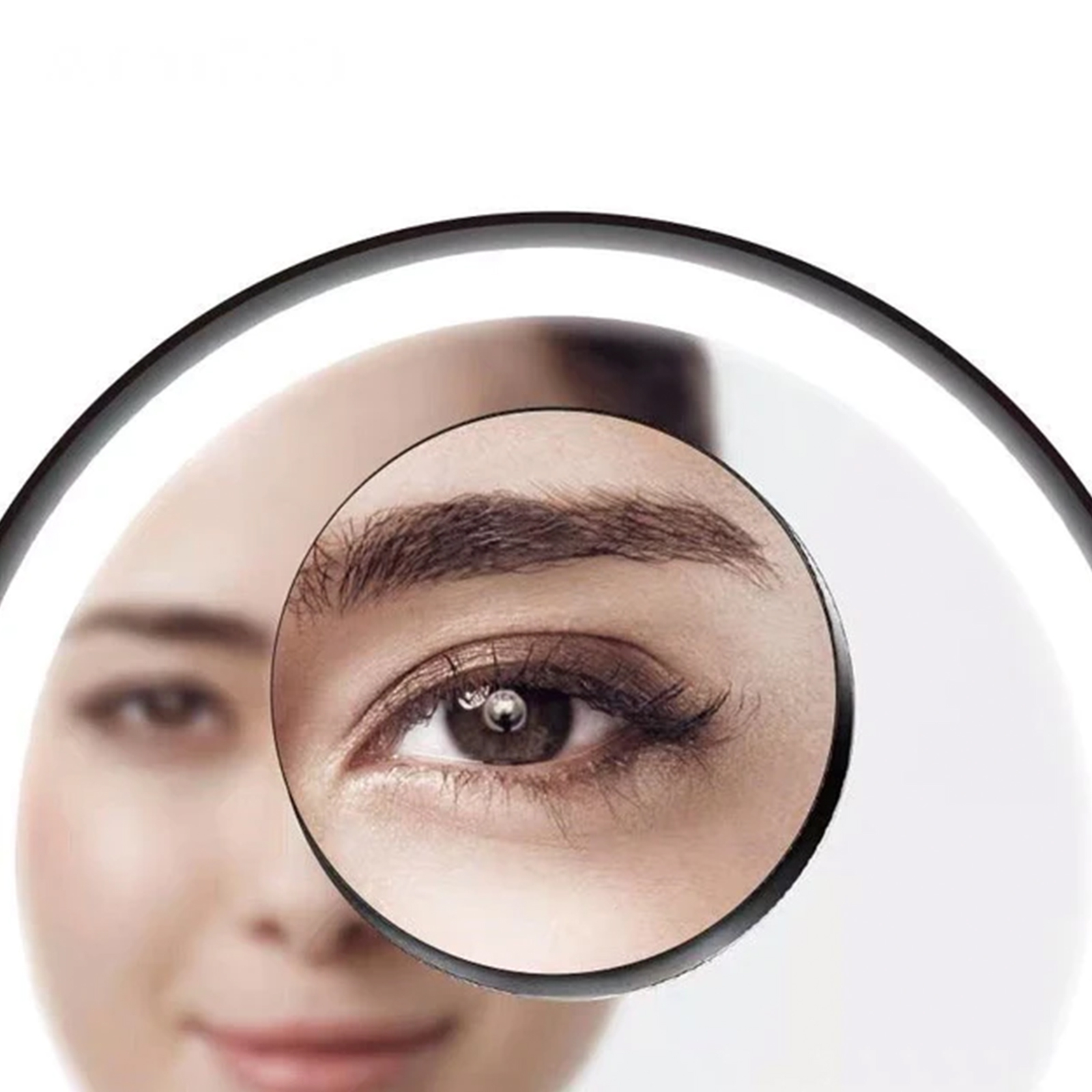 AMIRO O2 LED Vanity Mirror 10X Magnifying Makeup Mirror 2200mAh Mirror ...