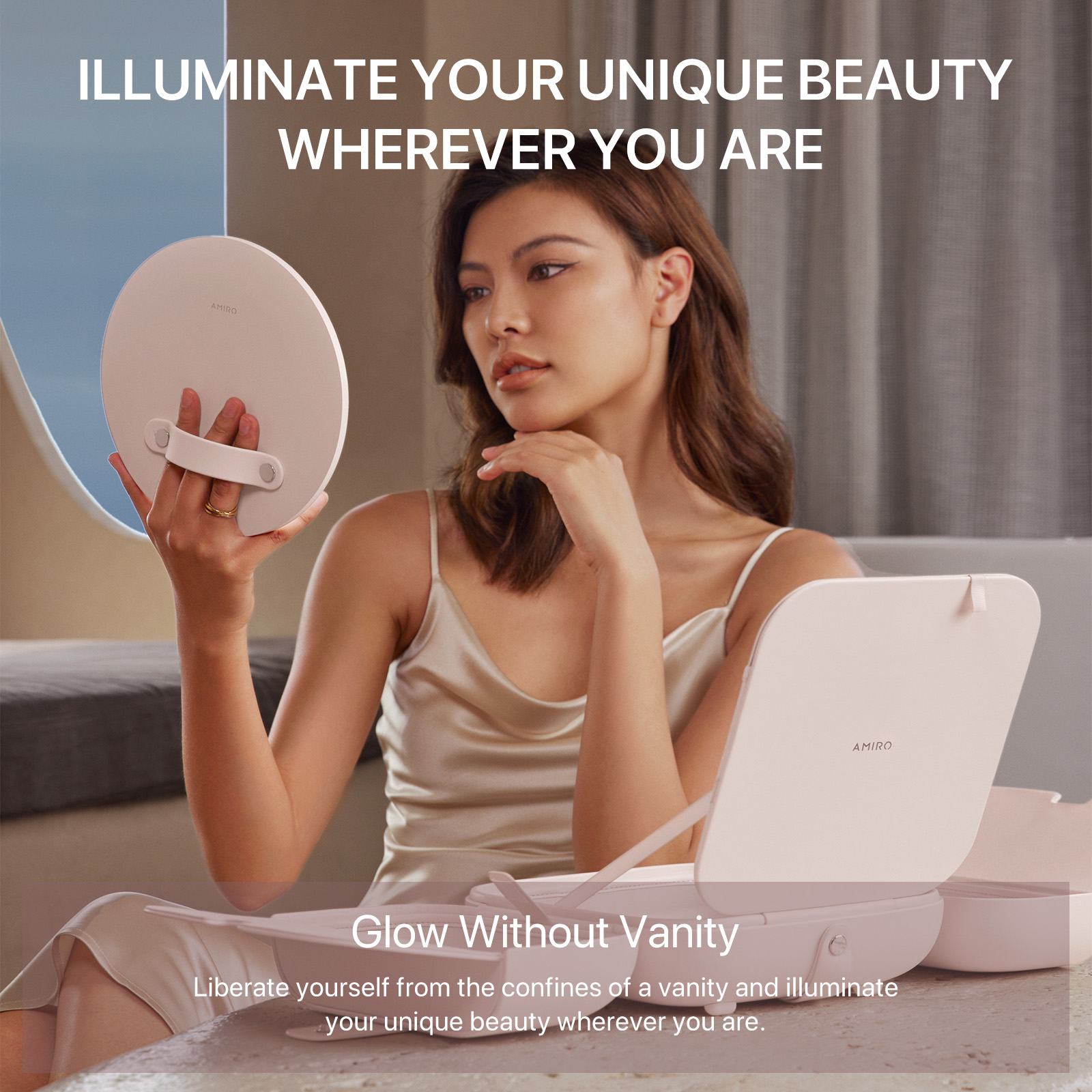 AMIRO M2 LumoCube Portable LED Bag Mirror | Shopee Malaysia