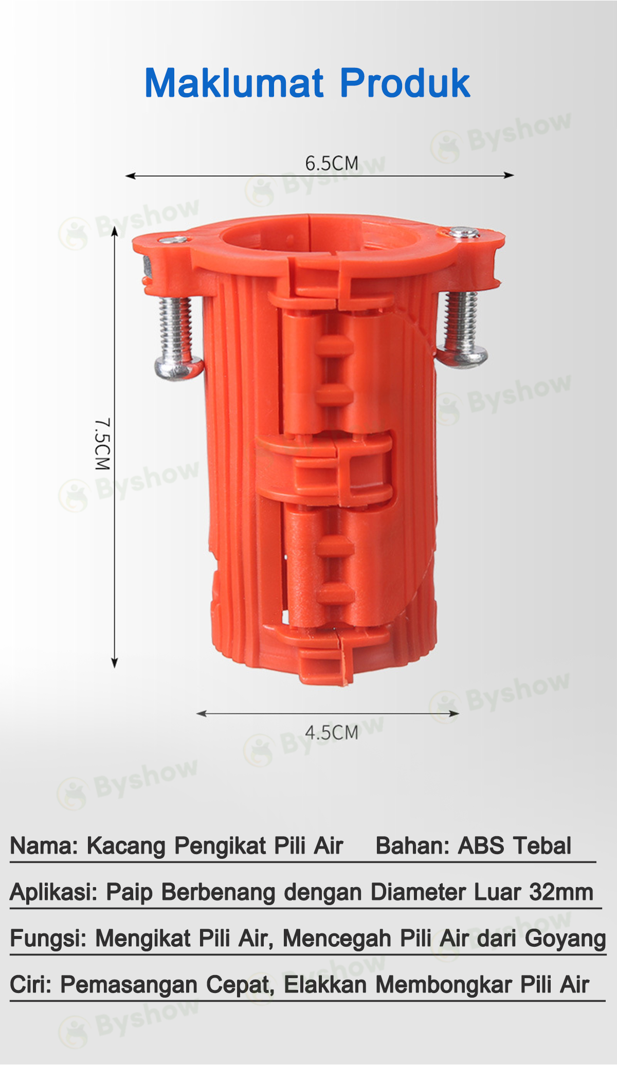 【Byshow】Malaysia In Stock Faucet Fixing Nut Locknut No punching Kitchen ...