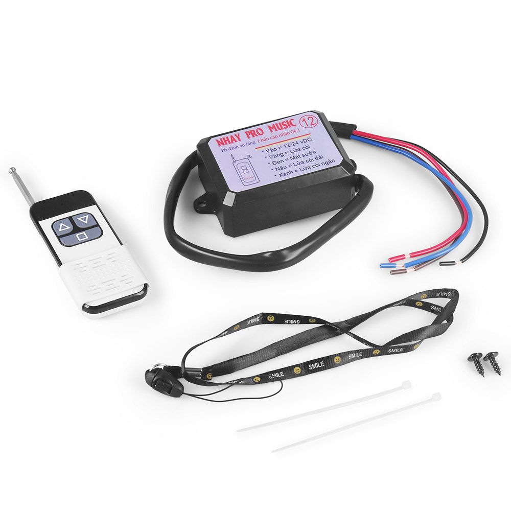 12V-24V 8/12/25 Sound Musical Electronic Horn Controller with Remote ...