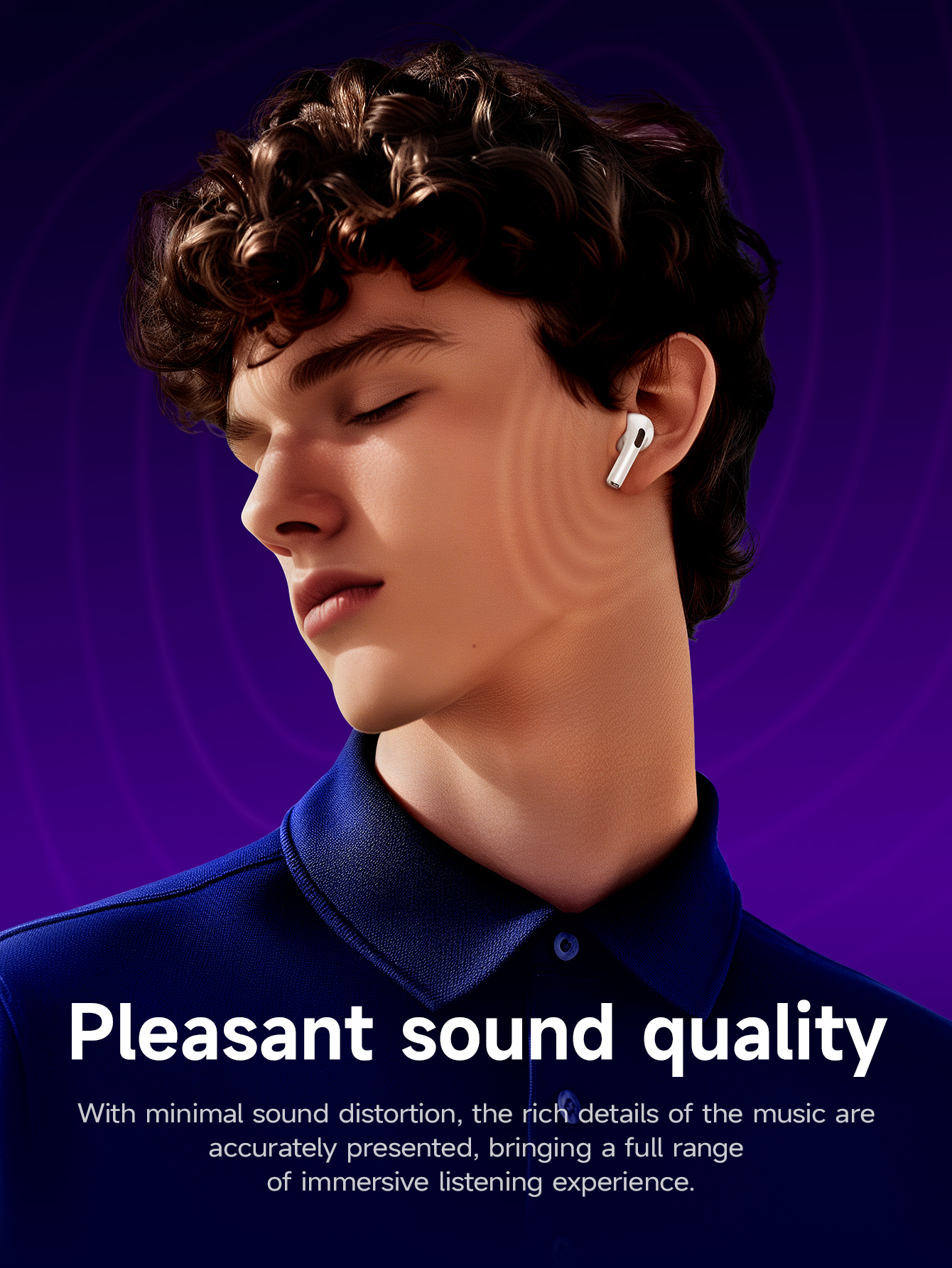 HOCO EW72 TWS True Wireless ANC Noise Reduction Earphone Bluetooth5.4 ...