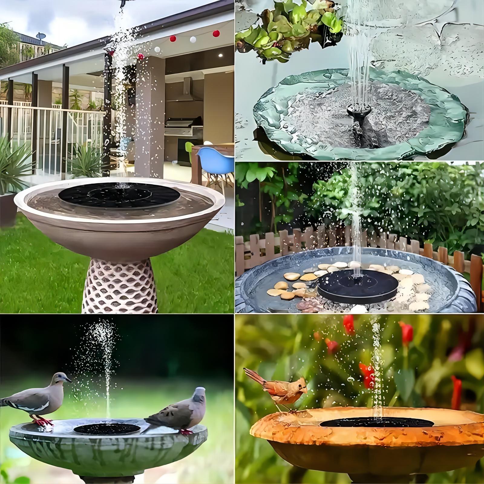 Battery-Free Solar Fountain Pump for Outdoor Water Features and Ponds ...