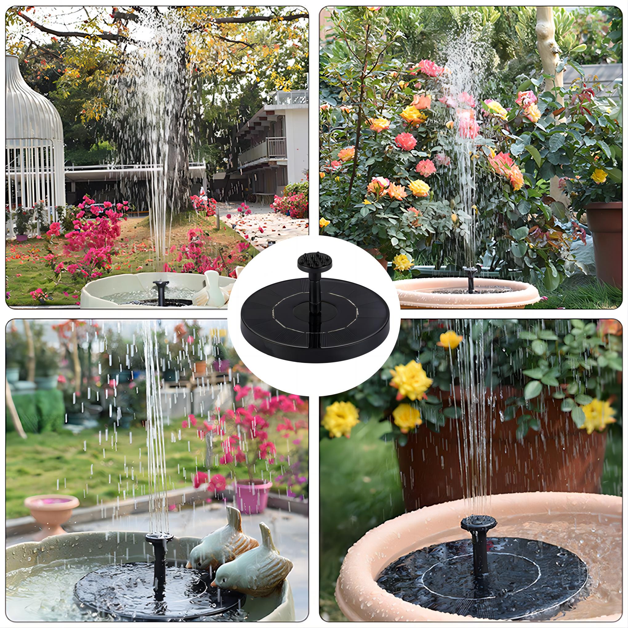 Battery-Free Solar Fountain Pump for Outdoor Water Features and Ponds ...