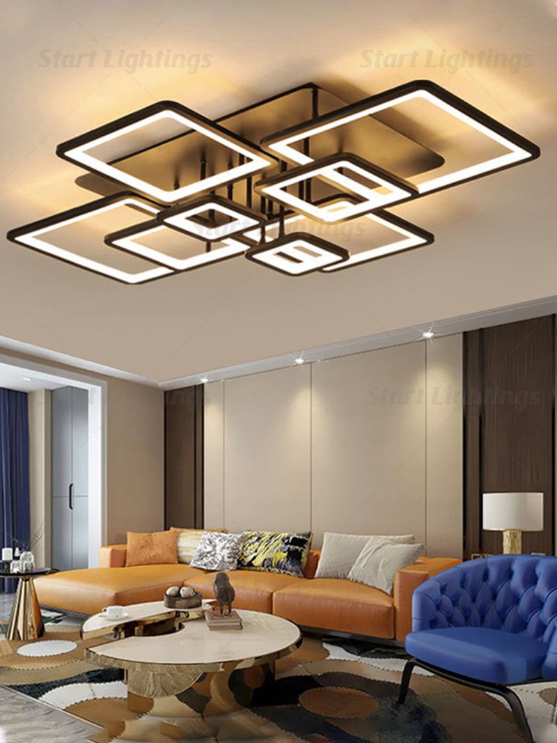 Living room LED ceiling light Nordic bedroom modern pendant light ...