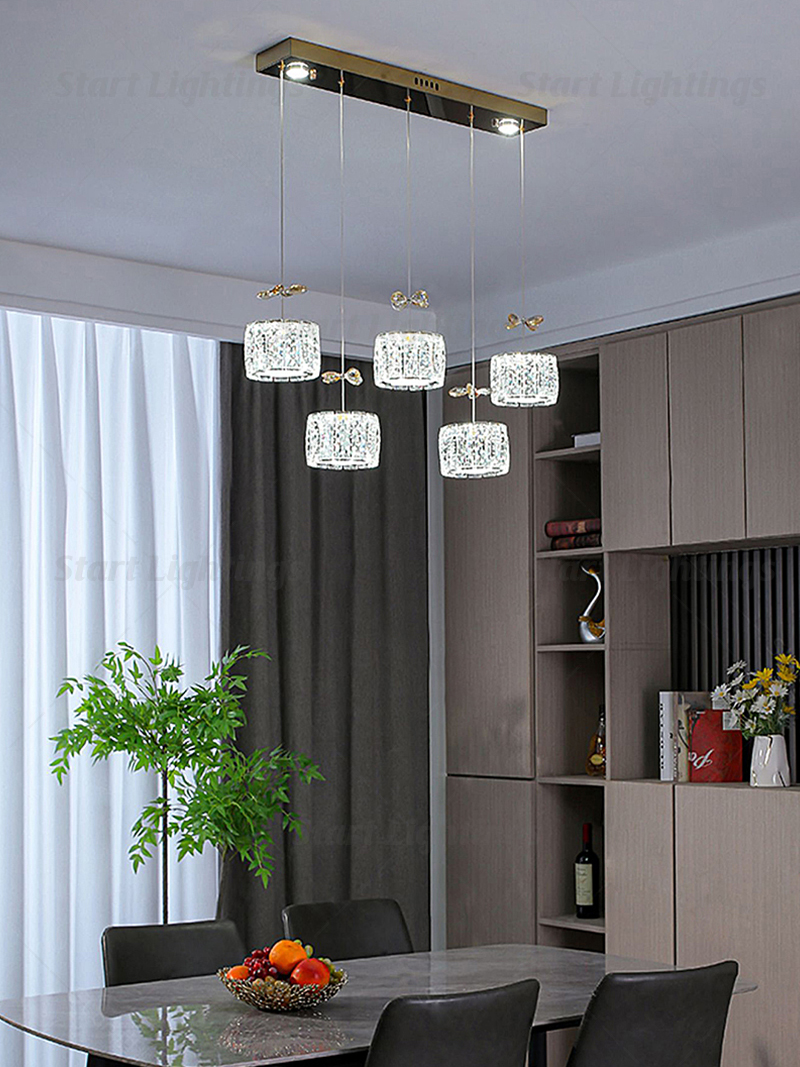 Light Luxury Restaurant Pendant Light Simple and Creative Dining Hall ...