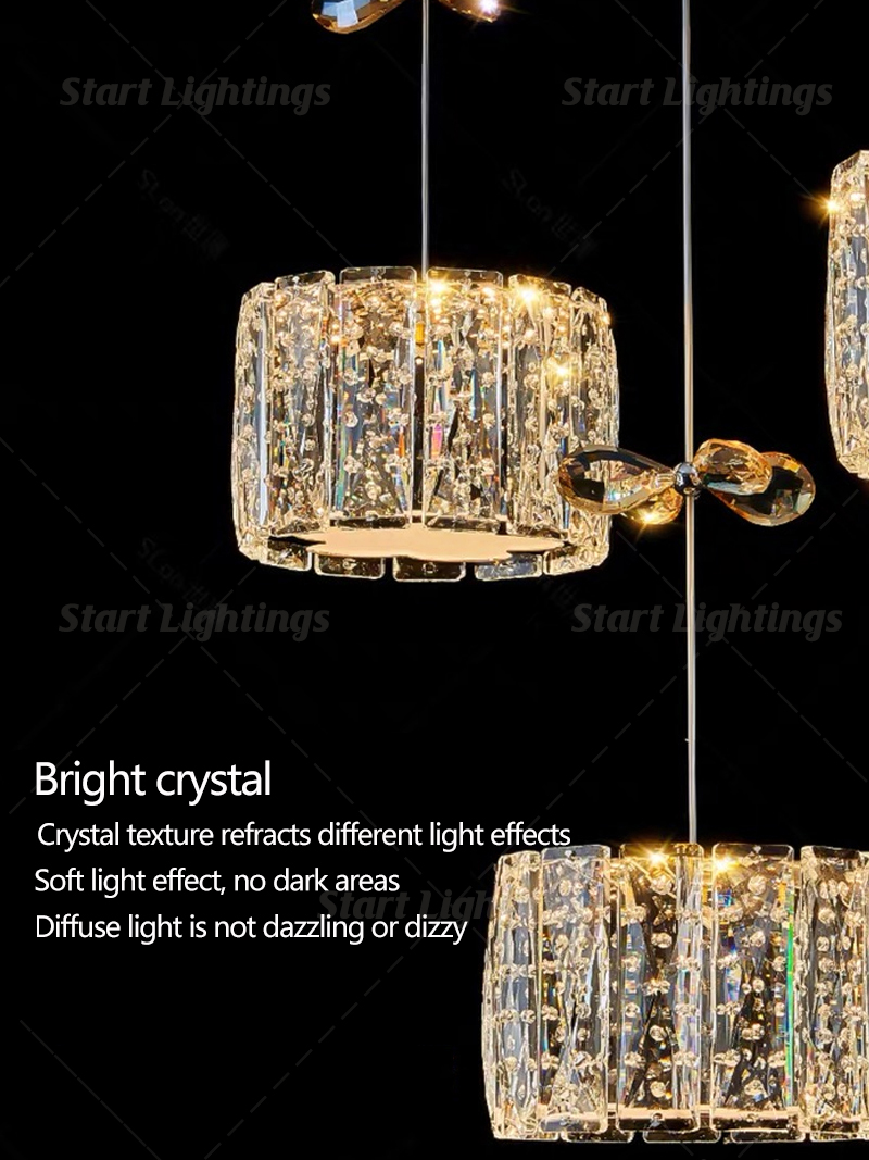 Light Luxury Restaurant Pendant Light Simple and Creative Dining Hall ...