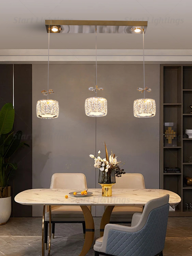 Light Luxury Restaurant Pendant Light Simple and Creative Dining Hall ...