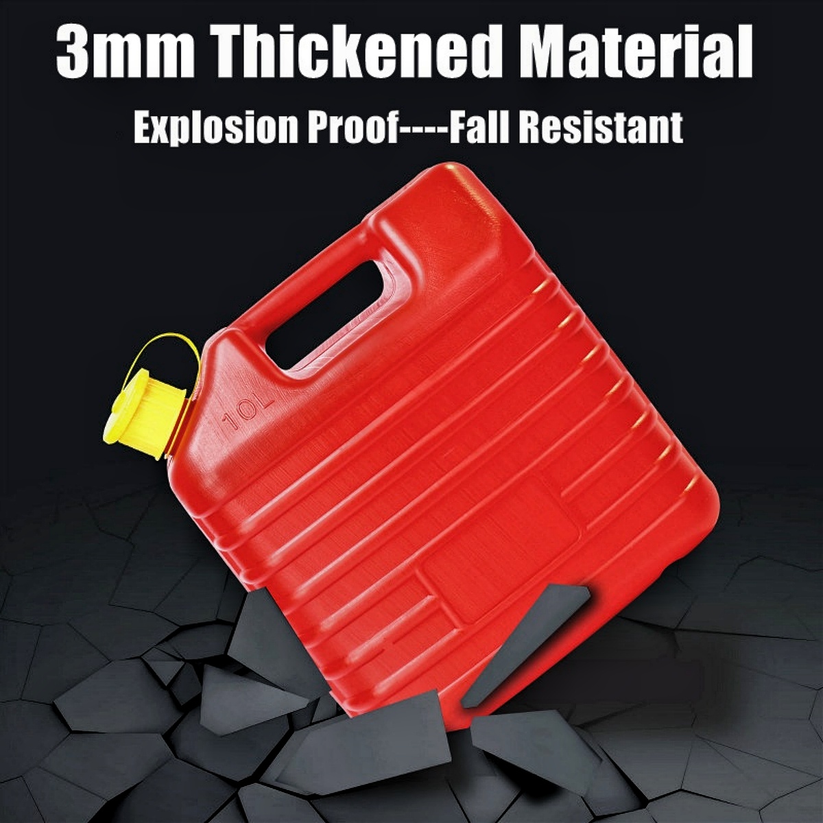 (5L,10L, 20L) Gasoline Tank Jerry Can petrol HDPE reserve fuel tank Oil Tank MotorcycleTong ...