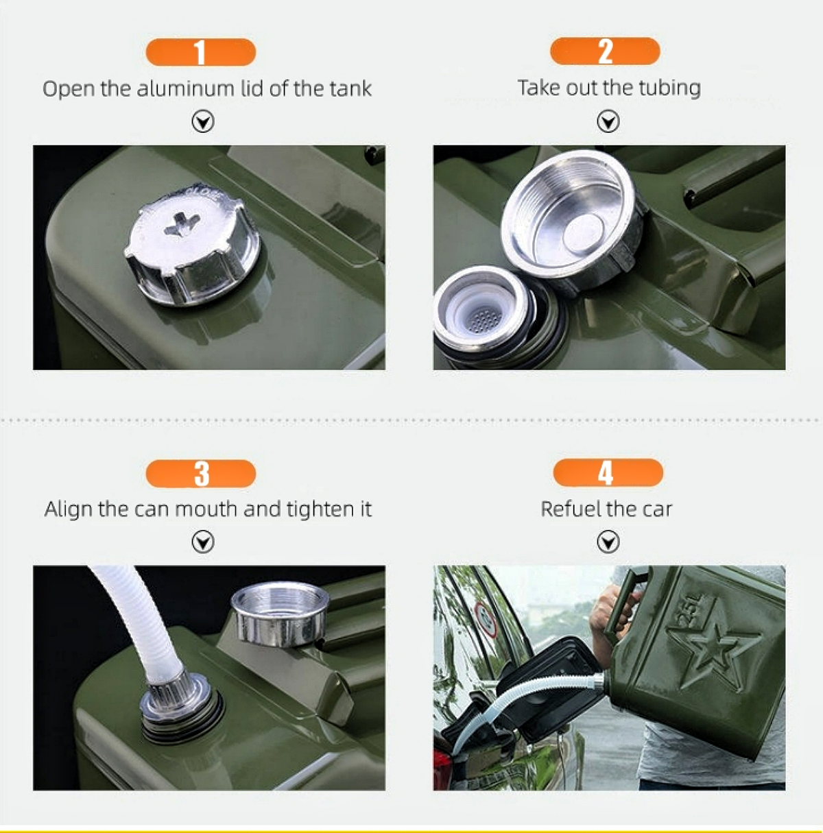 (5L~30L）Thickening Jerry can oil drum gasoline drum Spare Fuel Tank oil tank Motorcycle Minyak ...