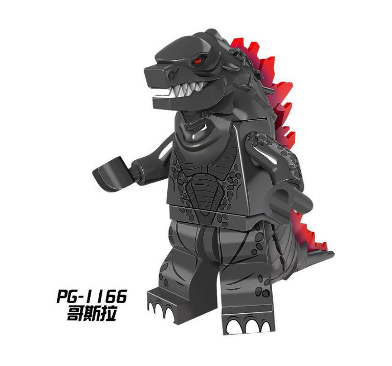 【现货】Godzilla Building Blocks Compatible Lego Minifigures Ice Ghidorah ...