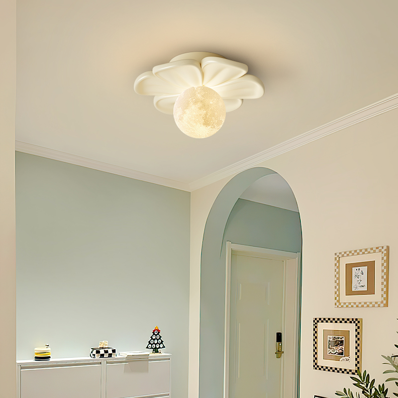 Nordic Small Moon Ceiling Lamp Minimalist Corridor Light/balcony Light ...