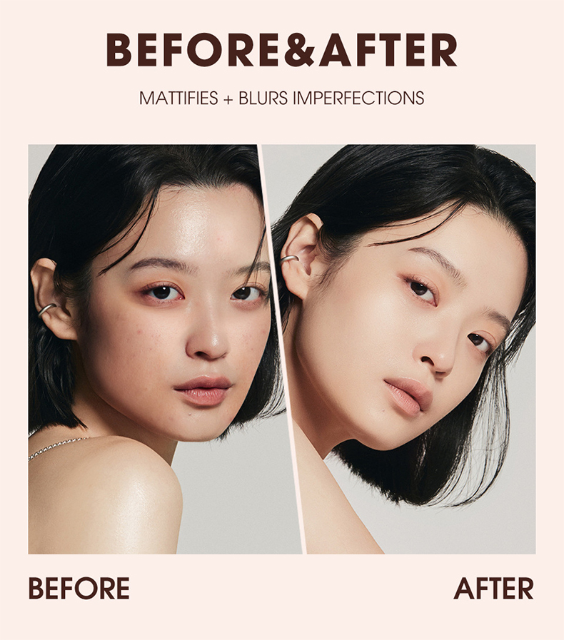 Der.j Zero Pore Soft Focus Makeup Primer, Base Cream Liquid Foundation ...
