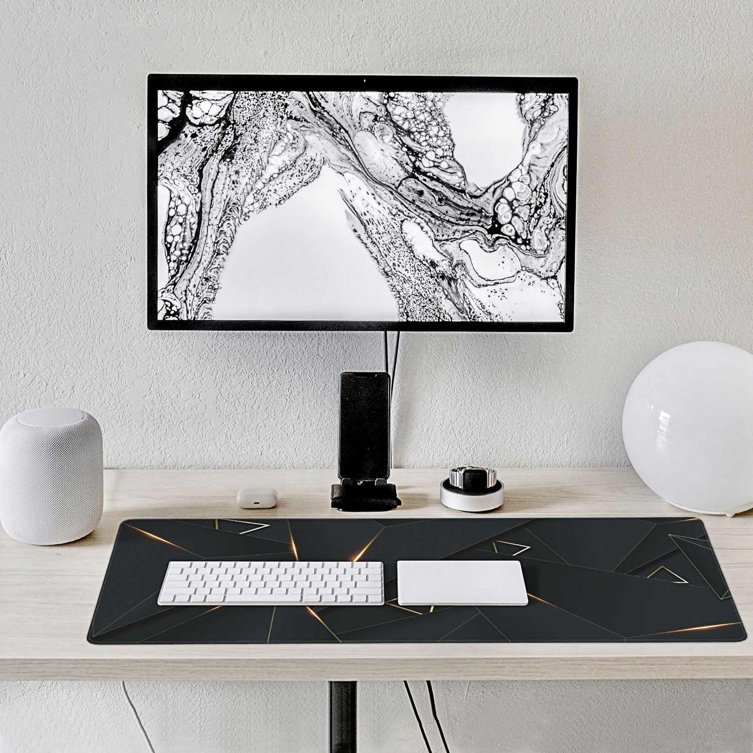 1PC Large Mouse Pad, Office Gaming Table Mat, Non-slip Rubber Base ...