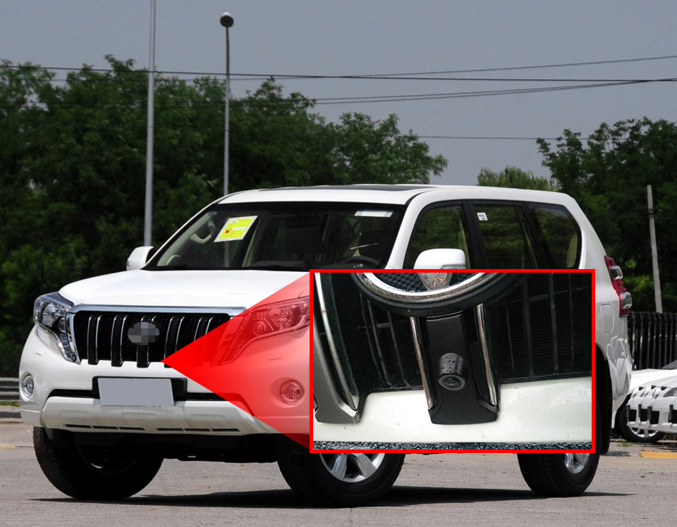 Smartour 4K AHD 1080P Car Front View Camera For Toyota Land Cruiser I20 ...