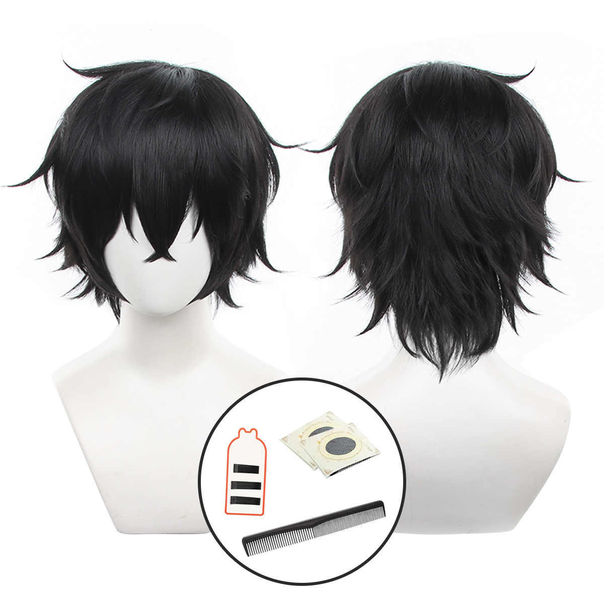HOLOUN PERSONA Wig Cosplay Costumes Yuuki Makoto hair Uniform Fancy ...